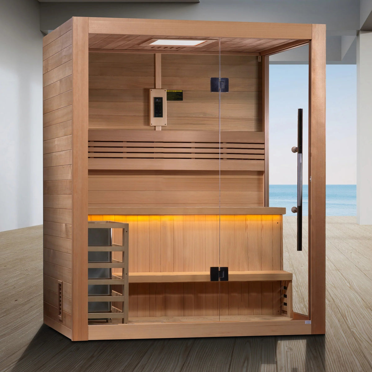 Golden Designs Hanko 2 Person Traditional Sauna – Sun Valley Saunas