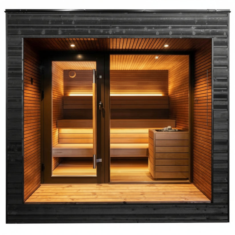 Auroom Arti Outdoor Traditional Luxury Sauna – Sun Valley Saunas