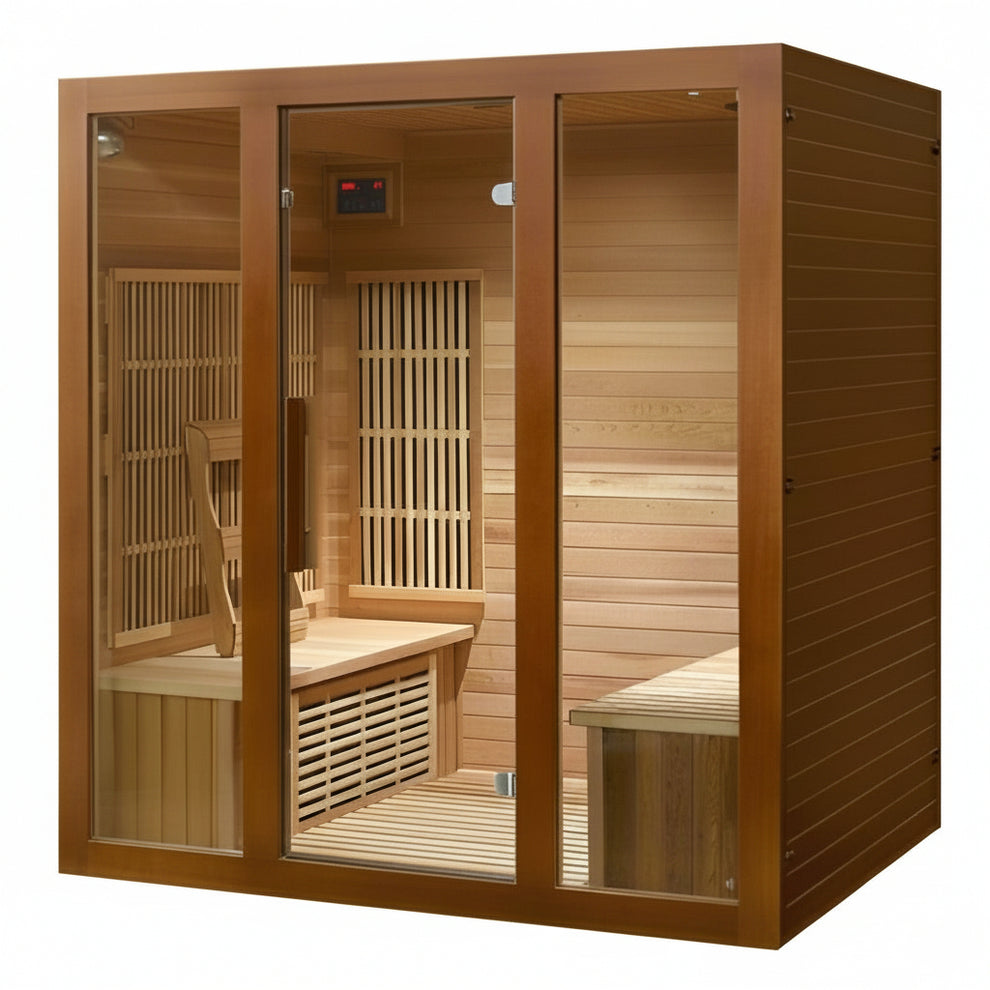 SunRay Roslyn 4-Person Infrared Sauna – Sun Valley Saunas